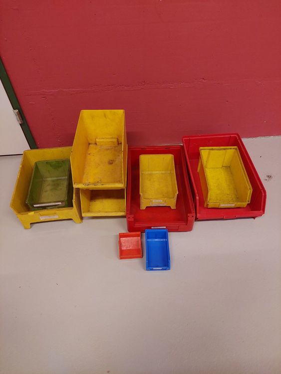 Diverse Kunstoffboxen, Stapelboxen, Lagerboxen, 10 Stk. (Gebraucht) in Muttenz für CHF 10 – nur ...