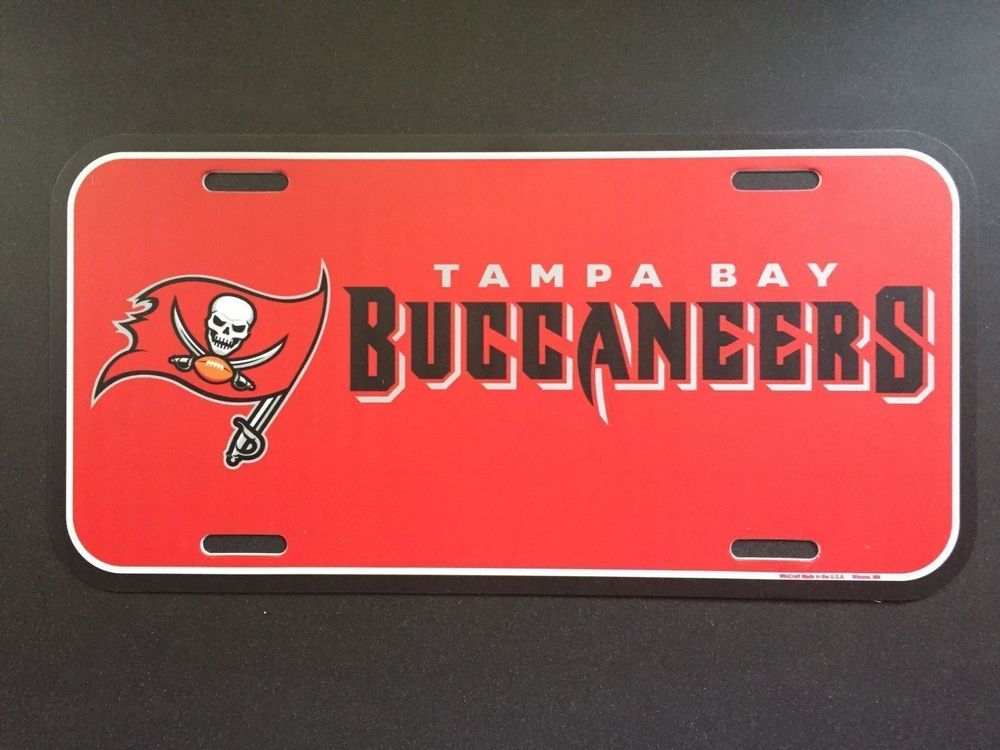 Tampa Bay Buccaneers Licence Plate (Neu und originalverpackt) in ...