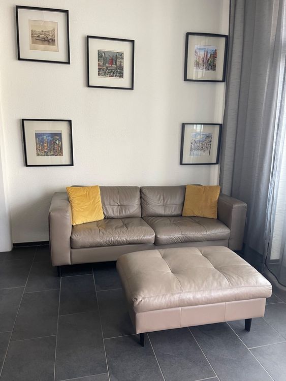 2er Sofa + Hocker Leder (Gebraucht) in Nänikon für CHF 150 – nur ...