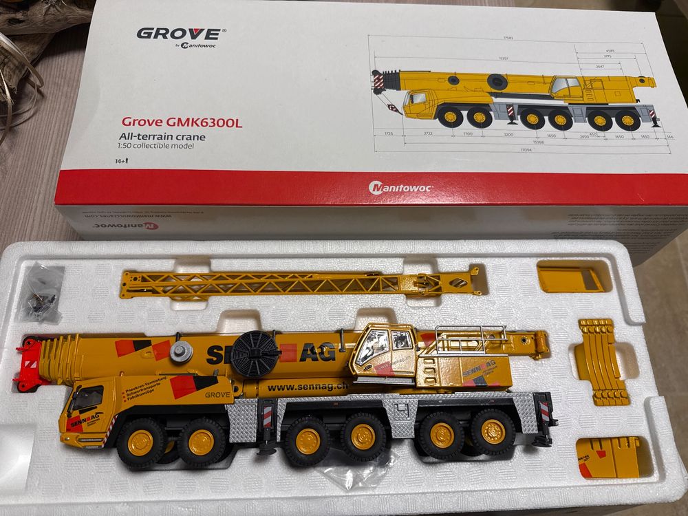 Conrad Modellbau Kran SENAG Grove GMK6300L 1:50 (Neu und originalverpackt) in Roggwil BE für CHF ...