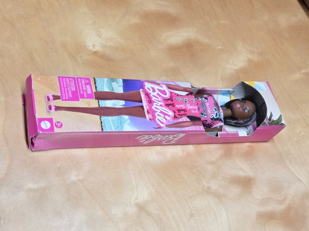 Barbie Fashion Doll HRH08 Removable Pink Dress & Shoes (Neu und ...