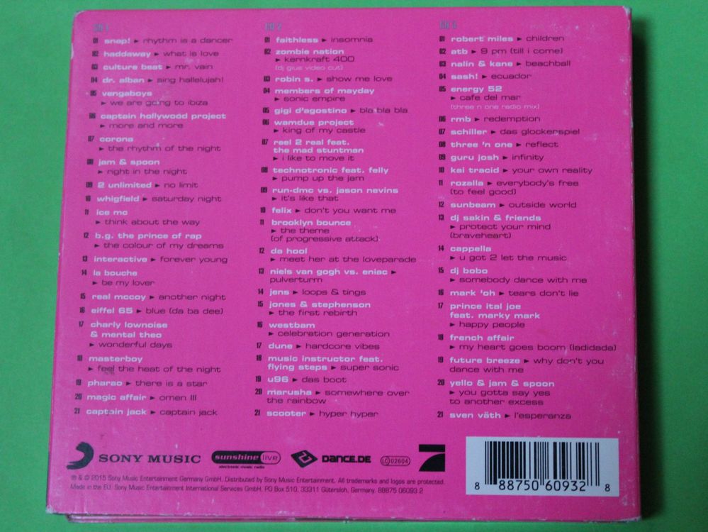 Club Sounds 90s Volume 1 3CD (Gebraucht) in Tübach für CHF 39.95 – mit ...