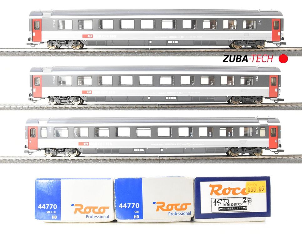 3x Roco Euro City Personenwagen SBB H0 GS mit OVP | Kaufen auf Ricardo