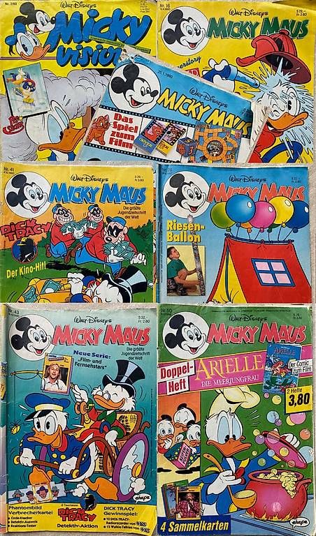 39 Micky Maus Comics Hefte aus den Jahren 1990/91/92 (Gebraucht) in ...