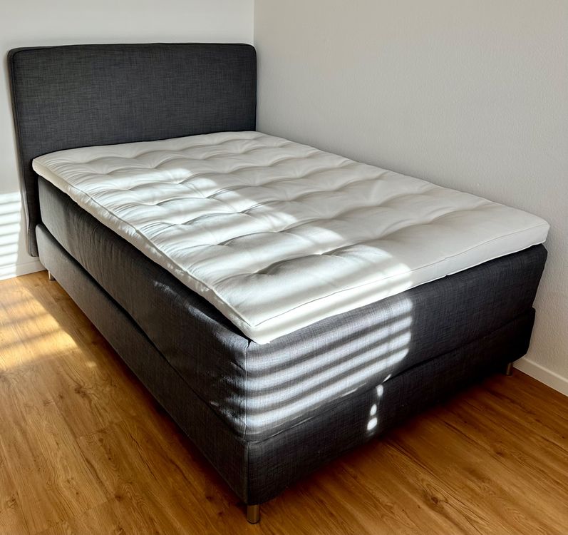 IKEA DUNVIK Boxspringbett 140x200 (Neu (gemäss Beschreibung)) in Umiken ...