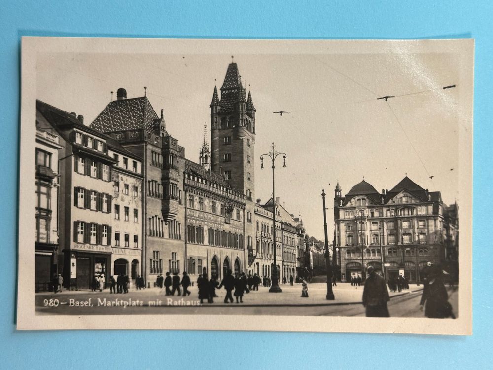 Basel, Marktplatz mit Rathaus (Gebraucht) in Steg VS für CHF 4.5 – mit Lieferung auf Ricardo kaufen