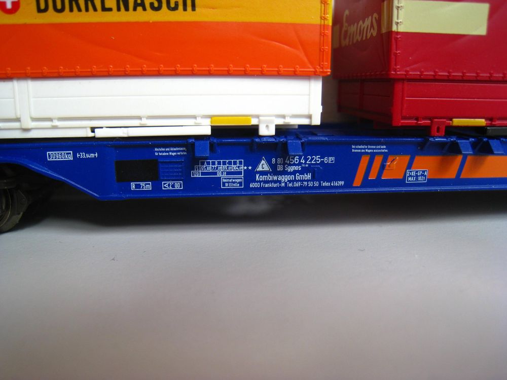 Roco DB-Kombiwaggon mit 4 Container, wie auf Fotos, 47101 | Kaufen auf ...