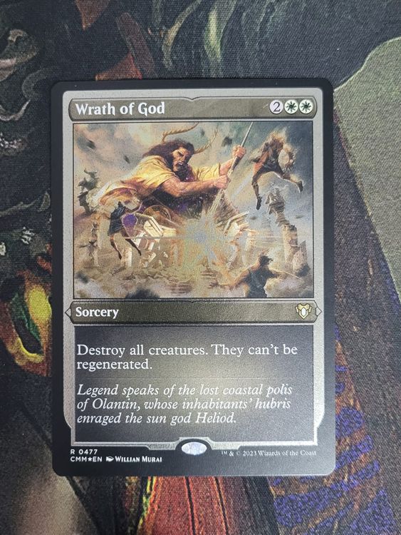 Commander Masters: Extras - Wrath of God ETCHED (Neu (gemäss ...