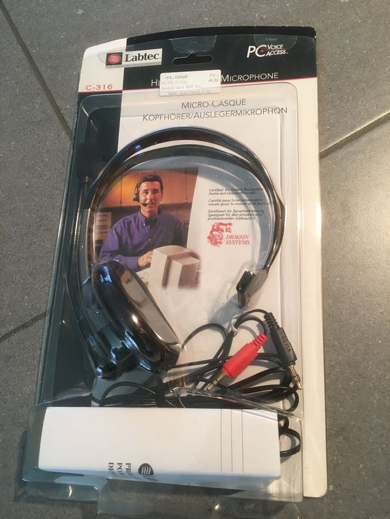 Labtec PC Headset (PC Voice Access) mit Microphone (Neu (gemäss ...