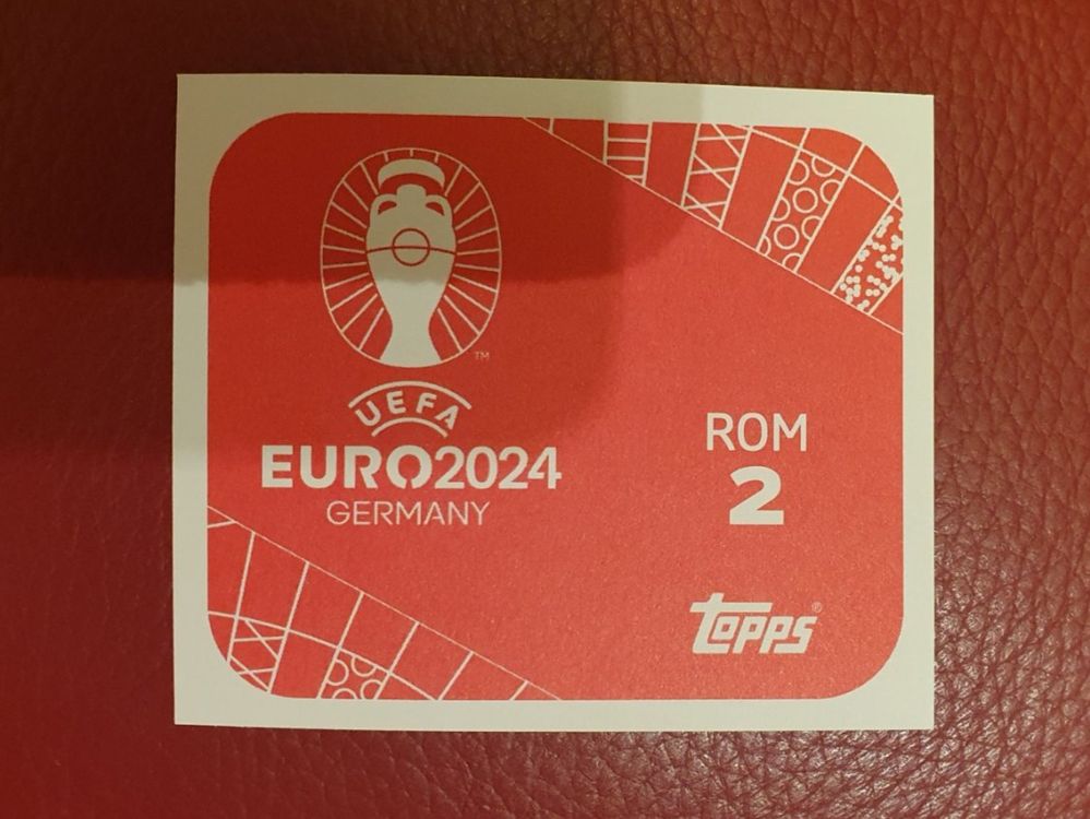 Topps Euro 2024 Sticker ROM 2 NICOLAE STANCIU (Neu und originalverpackt ...