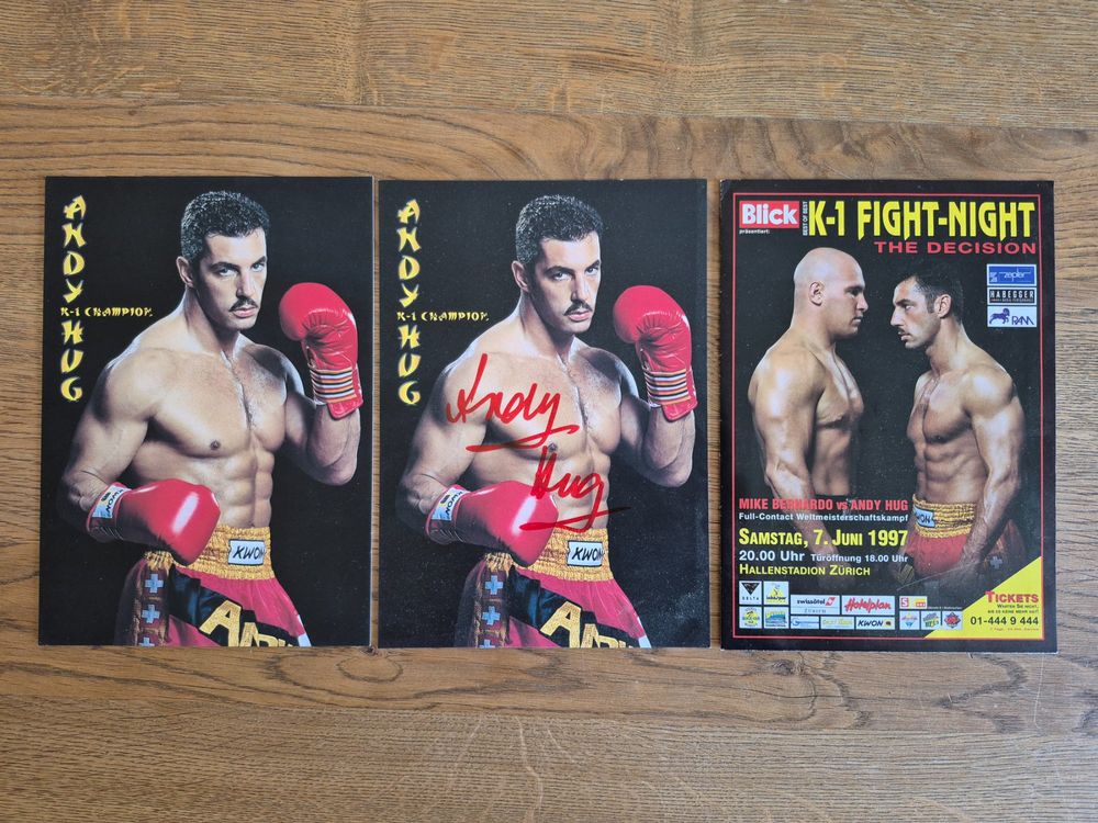 Andy Hug - Autogrammkarten und Plakat / Poster (Gebraucht) in Balsthal ...