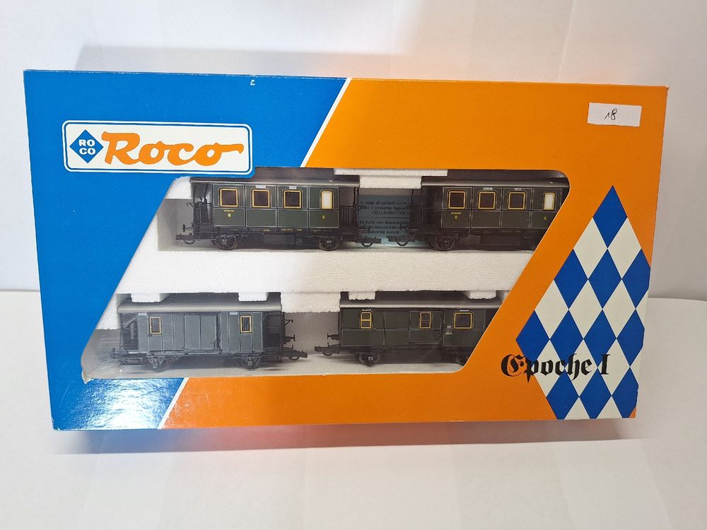 Coffret Roco 44014 – Train royal bavarois Époque I (Neuf avec emballage ...