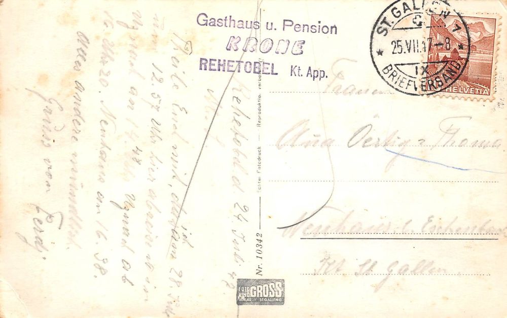 Rehetobel, Gasthaus Krone | Kaufen auf Ricardo