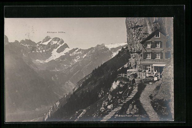 AK Appenzell, Aescher mit Wildkirchli | Kaufen auf Ricardo