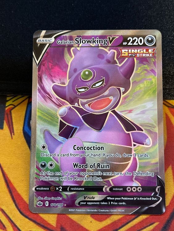 Galarian Slowking V / Pokemon / EN / 178/198 (Neu (gemäss Beschreibung)) in Birsfelden für CHF 5 ...