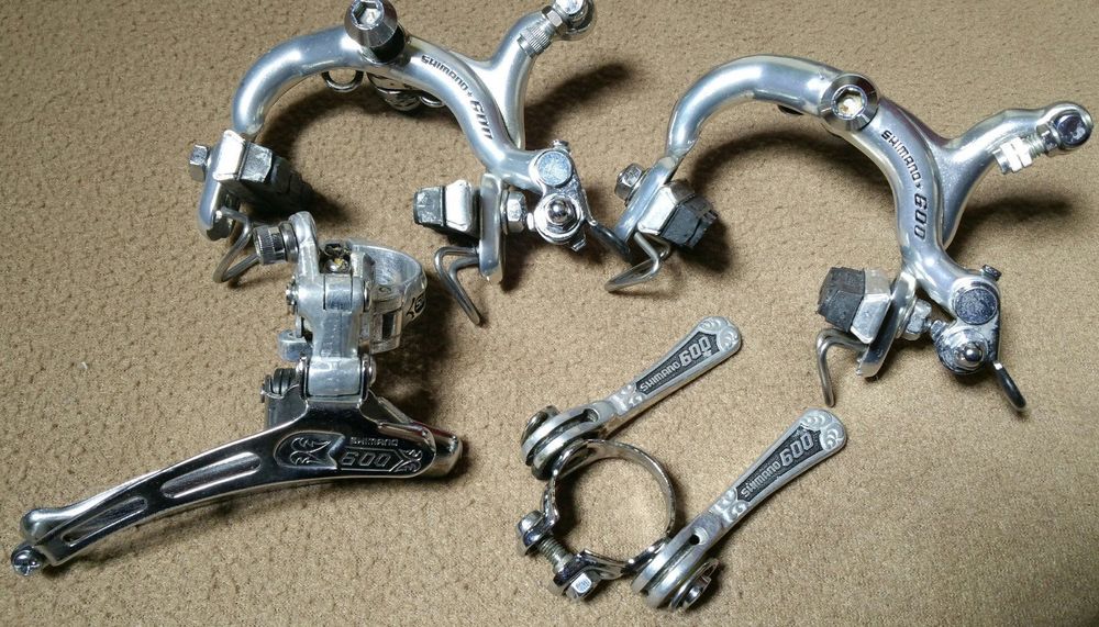 Shimano 600 Arabesque Umwerfer/Schalthebel/Bremsen Vintage | Kaufen auf ...