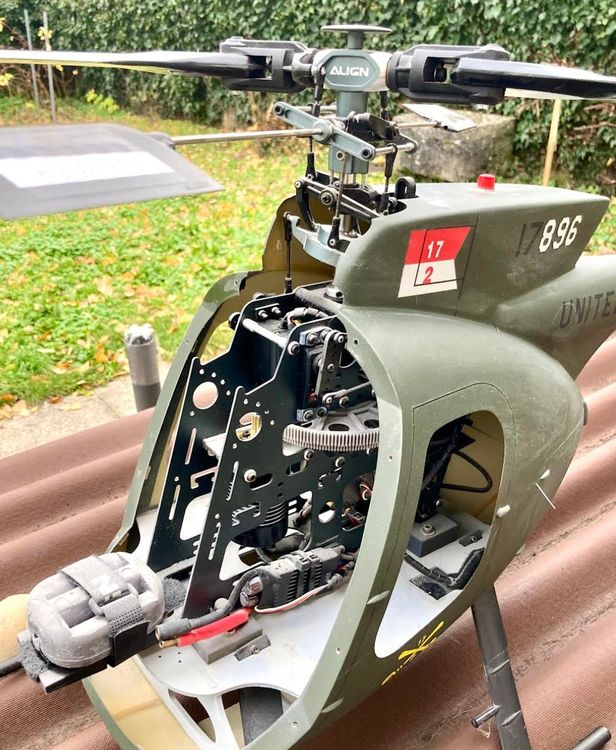 Align T-Rex 600 fuselage Hughes 500E Scale RC Helicopter (Defekt) in ...