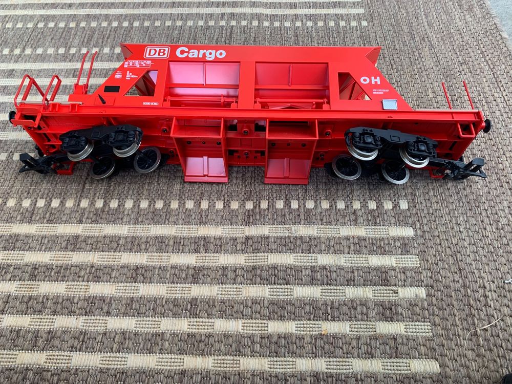 Piko LGB DB Cargo Selbstentladewagen mit Metallräder | Acheter sur Ricardo
