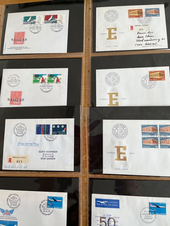 56 FDC/Sonderbriefe Schweiz von 1969 (Gebraucht) in Murgenthal für CHF 6 – mit Lieferung auf ...