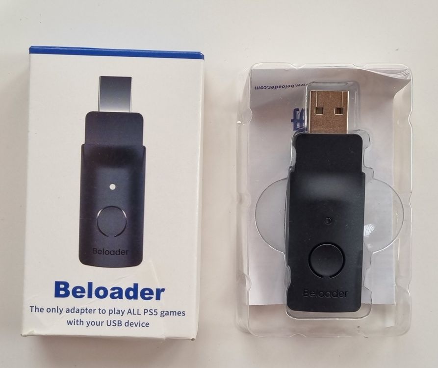 Beloader Adapter für PS5 / PS4 / PS3 – Originalverpackung (Neu und ...