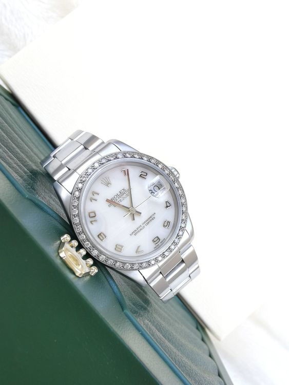 Rolex Datejust Lady Diamant 18K 750 Gold neuwertig ref.68240 (Neu ...