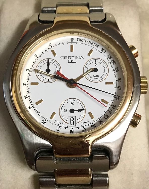 CERTINA DS Chronograph ETA Herrenuhr ( Saphir Glas / 40 mm ) | Kaufen auf Ricardo
