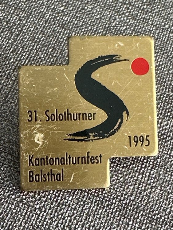 Pin 31. Solothurner Kant. Turnfest 1995 | Kaufen auf Ricardo Pin 31. Solothurner Kant. Turnfest 1995 | Kaufen auf Ricardo