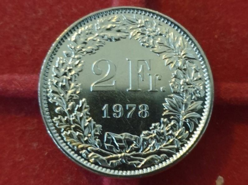 2 Franken 1978 Cu/Ni stgl. (Neu (gemäss Beschreibung)) in Biel/Bienne für CHF 7.5 – mit ...