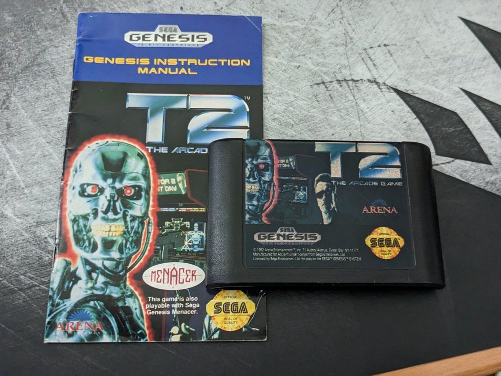 Sega Genesis - T2 The Arcade Game - Terminator - Spiel (Gebraucht) in ...