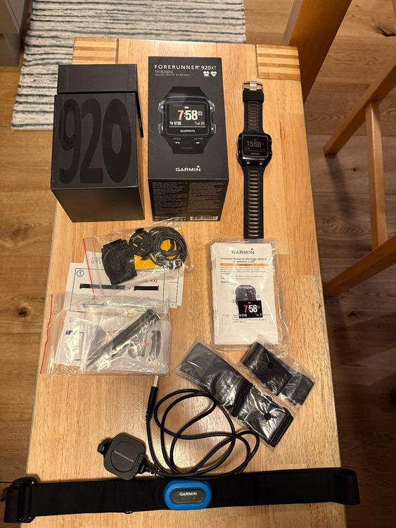 Garmin Forerunner 920XT Tri bundle GPS smart watch (Gebraucht) in ...
