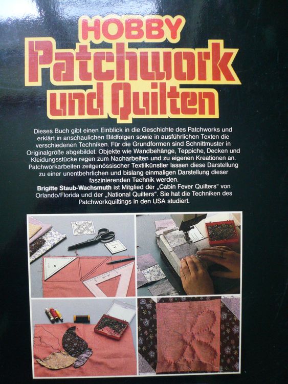 Patchwork & Quilten von Brigitte Staub-Wachsmuth (Gebraucht) in Brunnadern für CHF 3 – mit ...