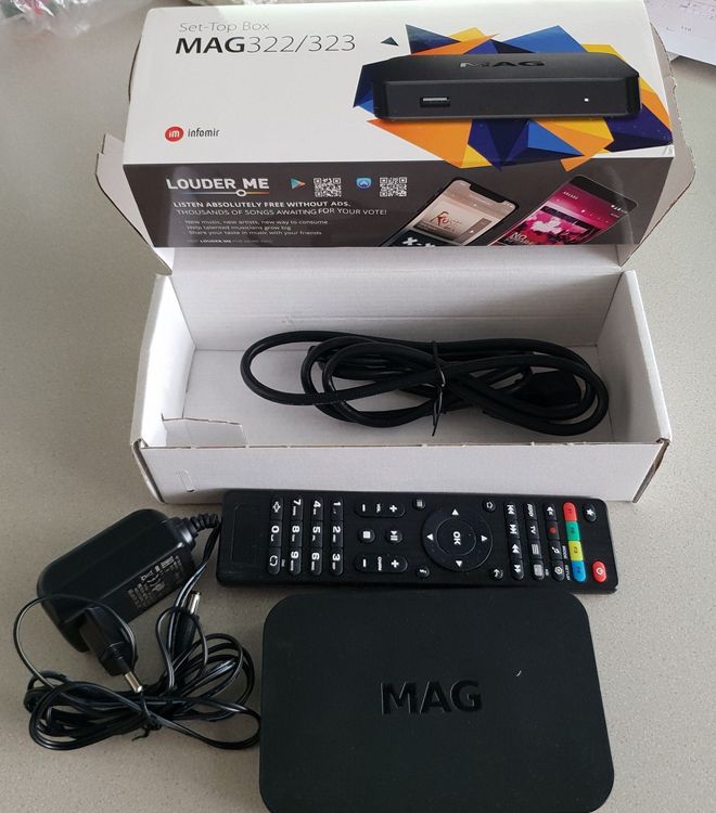 Original MAG322 MAG 322 IPTV Box | Kaufen auf Ricardo