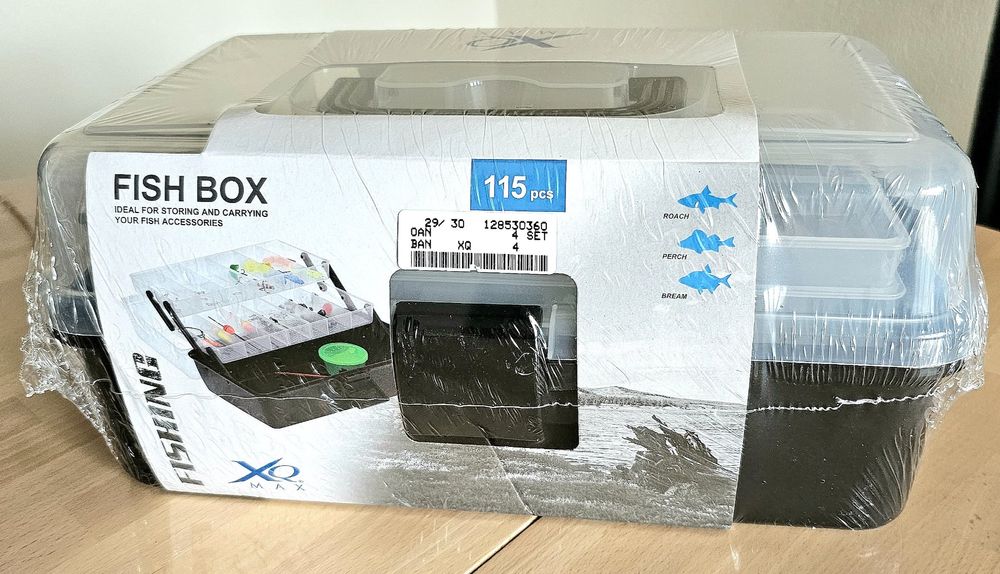 XQ MAX Fisch/Fish Box 115-teilig inkl.Angelhaken etc. NEU! (Neu und ...