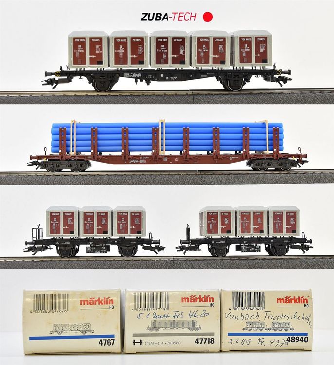 Märklin 48940 47718 4767 Güterwagen H0 (D'occasion) à St. Gallen pour ...
