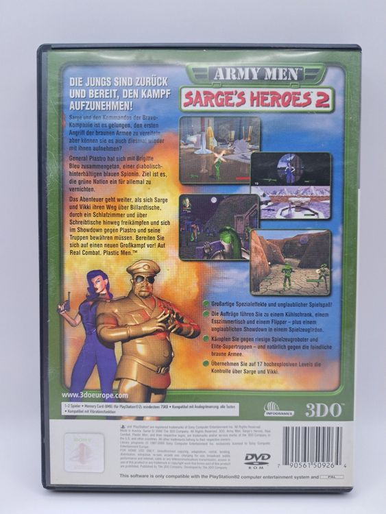 Army Men Sarge's Heroes 2 (Playstation 2/PS2) (Gebraucht) in Balgach ...