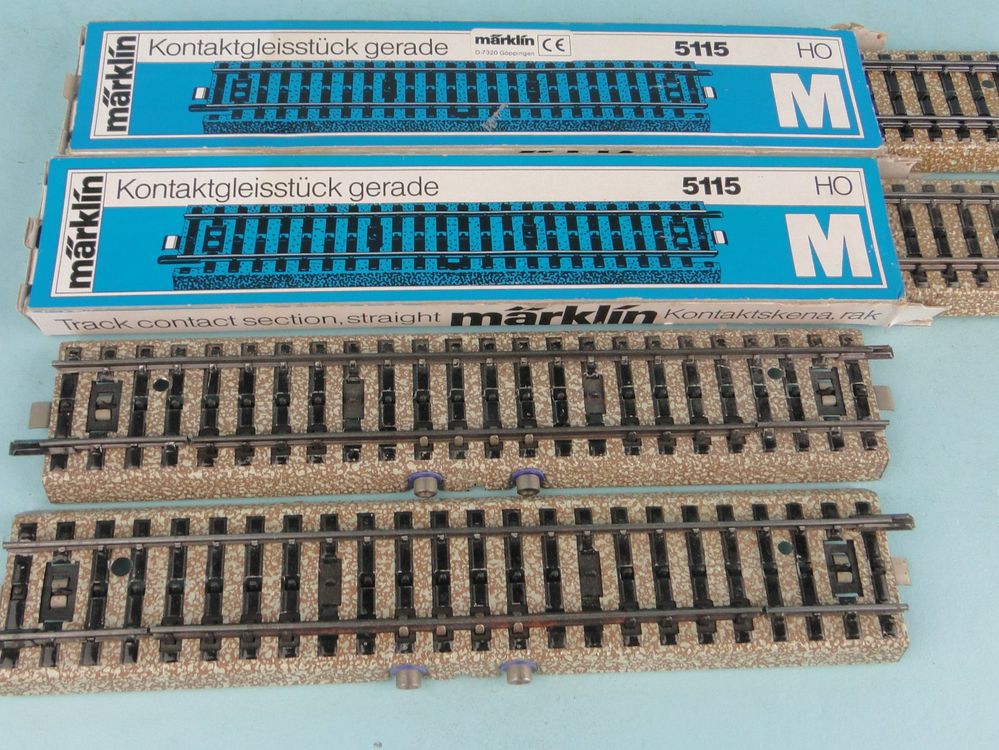 Märklin M-Gleis 2 X 5105 2 X 5115 Kontaktgleis | Kaufen auf Ricardo