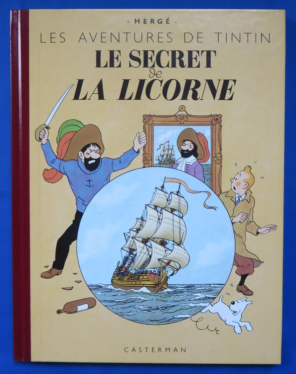 Tintin - Le Secret de la Licorne, Fac-Similé, Casterman 2002 (Neu ...