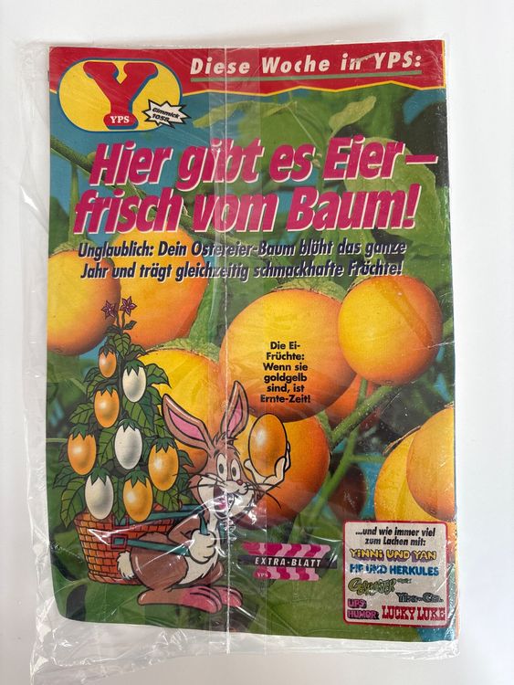 YPS Heft #1058 "Der Ostereier-Baum" + PEZ Gadget, ungeöffnet (Neu und ...