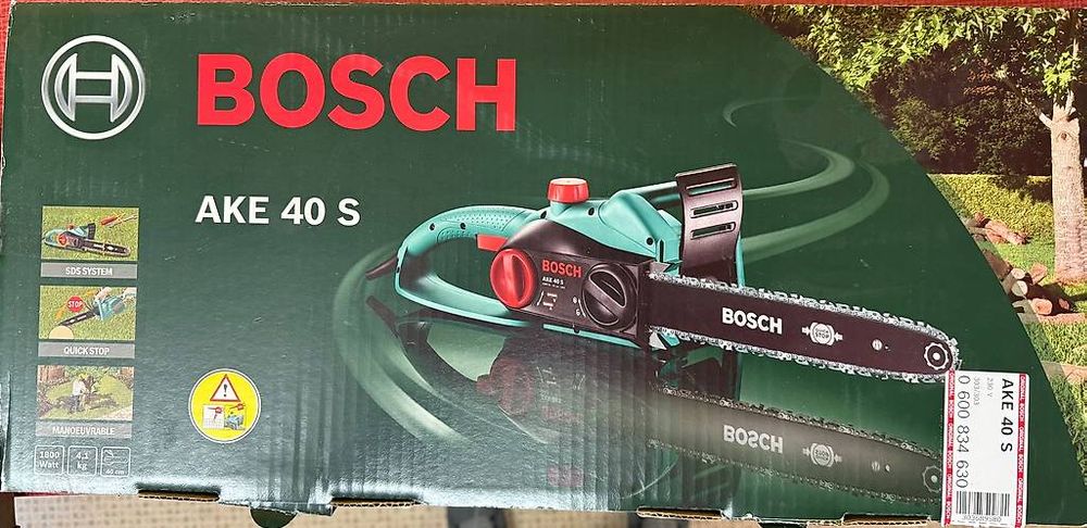 Bosch Elektrokettensäge AKE 40 S (Gebraucht) in Fislisbach für CHF 70 – nur Abholung auf Ricardo ...