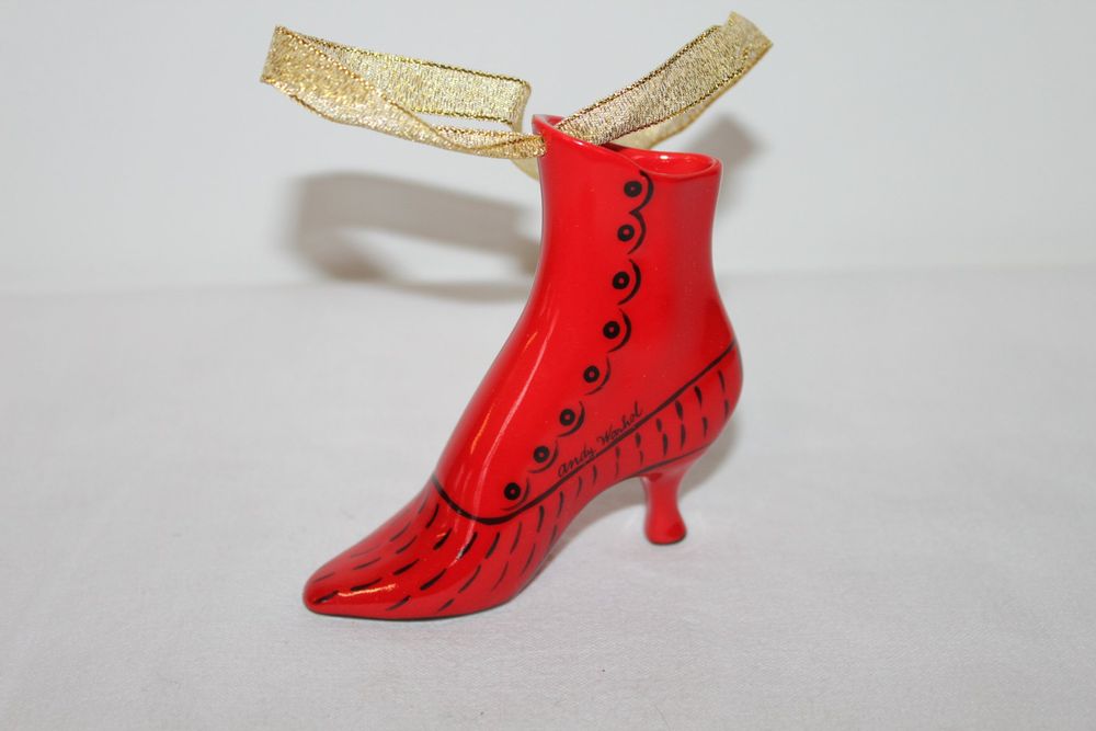 Andy Warhol für Rosenthal, Porzellan Pop Art, Roter Stiefel | Kaufen ...