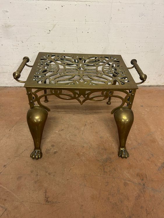 Hocker Messing Viktorianisch um 1900 | Kaufen auf Ricardo