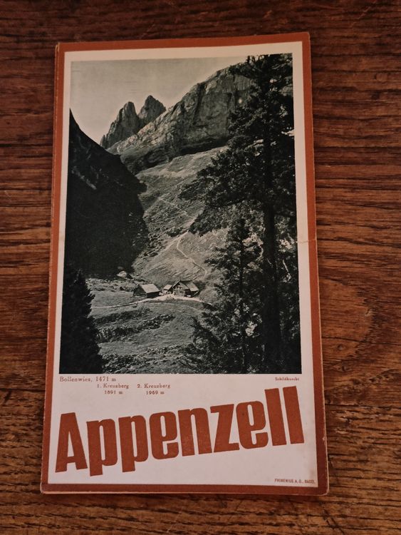 Alter Prospekt / Appenzell - Ausgabe ca. 1930 (Gebraucht) in Brugg AG für CHF 15 – mit Lieferung ...