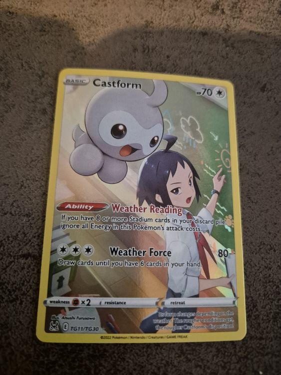 Castform (LOR TG11) Lost Origin - Ang (Neu (gemäss Beschreibung)) in ...
