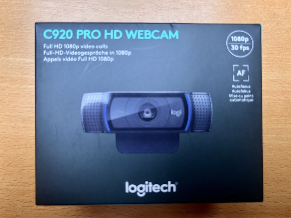 Logitech, C920 Pro HD Webcam, Full-HD 1080p, Neu | Kaufen auf Ricardo