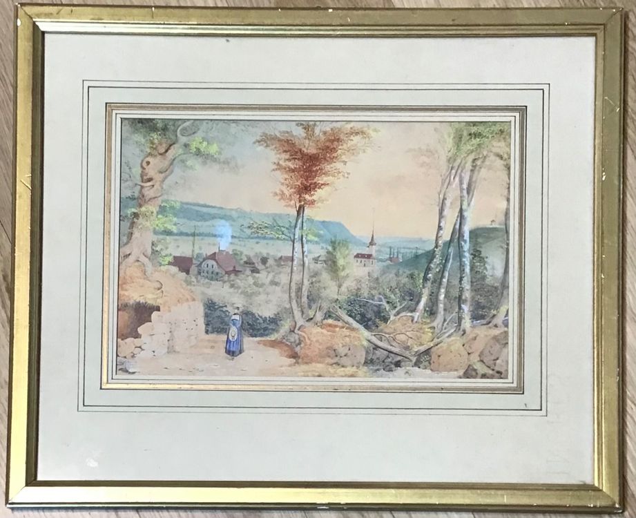 Aeinrich JENNY (1824-1891) Landschaft Aquarell (Gebraucht) in Root für CHF 5 – mit Lieferung auf ...