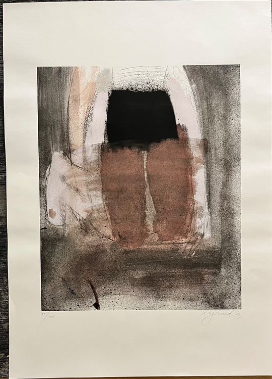 Roger Pfund (1943-2024) Grosse Lithographie, Handsigniert | Kaufen auf ...