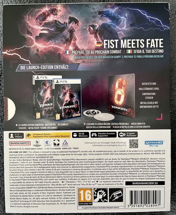 Tekken 8 - Launch Edition - PS5 (Neu (gemäss Beschreibung)) in Bern für CHF 50 – mit Lieferung ...
