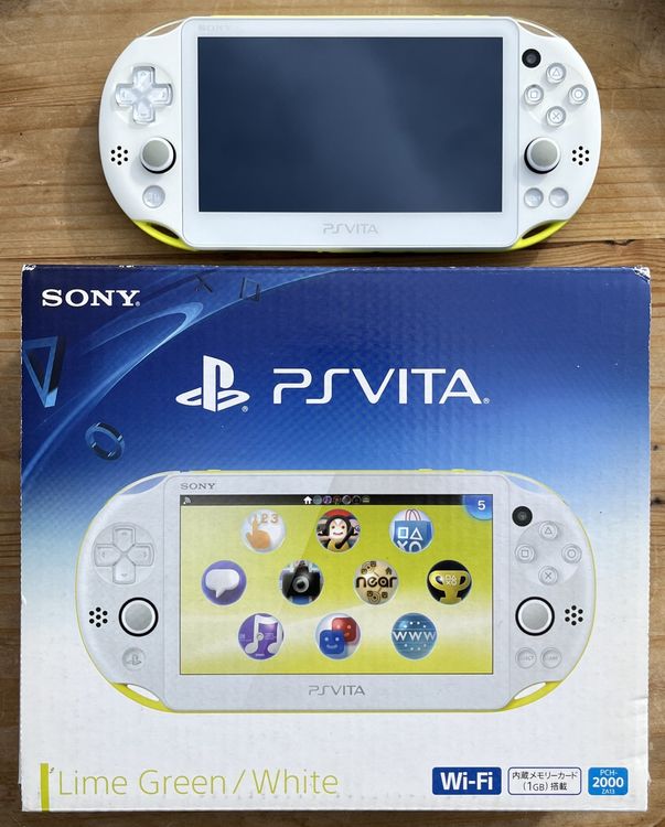 Sony PlayStation PS Vita 2000 Lime Green / White (Gebraucht) in Dornach ...