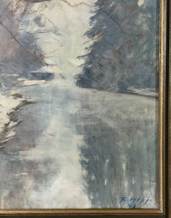 Friedrich W. Fredy Hopf (1875-1943) grosses Gemälde (Gebraucht) in für ...