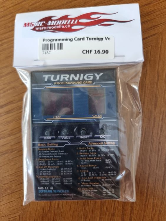 Programming Card Turnigy Version 2.0 (Neu und originalverpackt) in Rüti ...